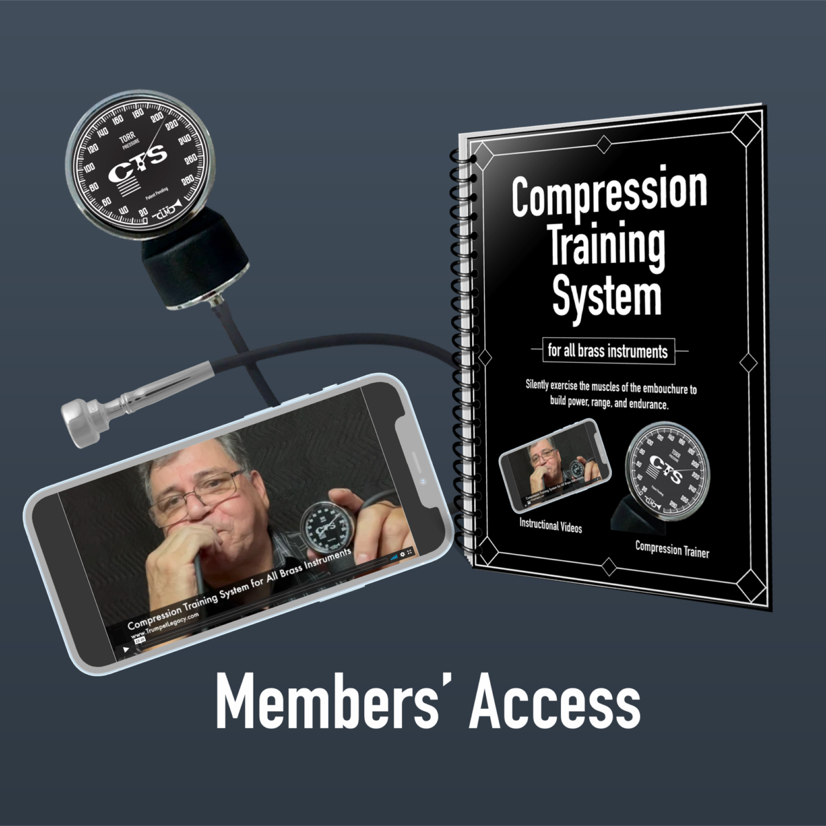 Trumpet Legacy - The Compression Training System for Brass Instruments